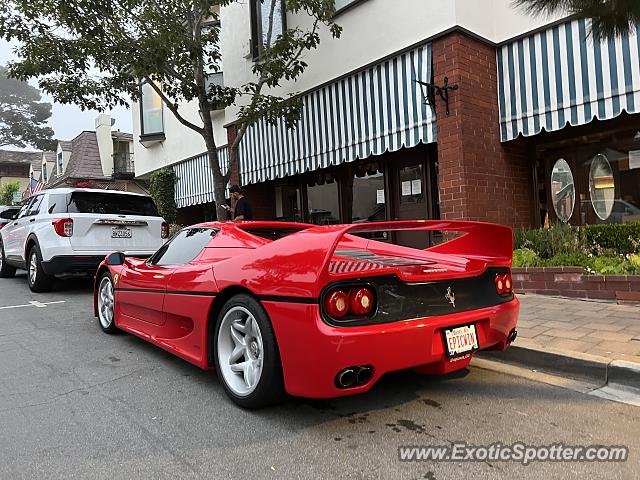 Ferrari F50 spotted in Carmel, California on 08/17/2022